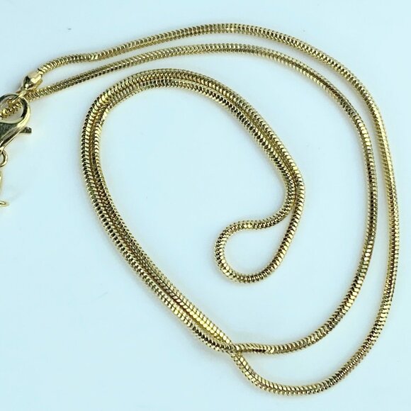 Jewelry | 14k Yellow Gold Italian Snake Chain 1mm 14mm 18 Inches 42g ...